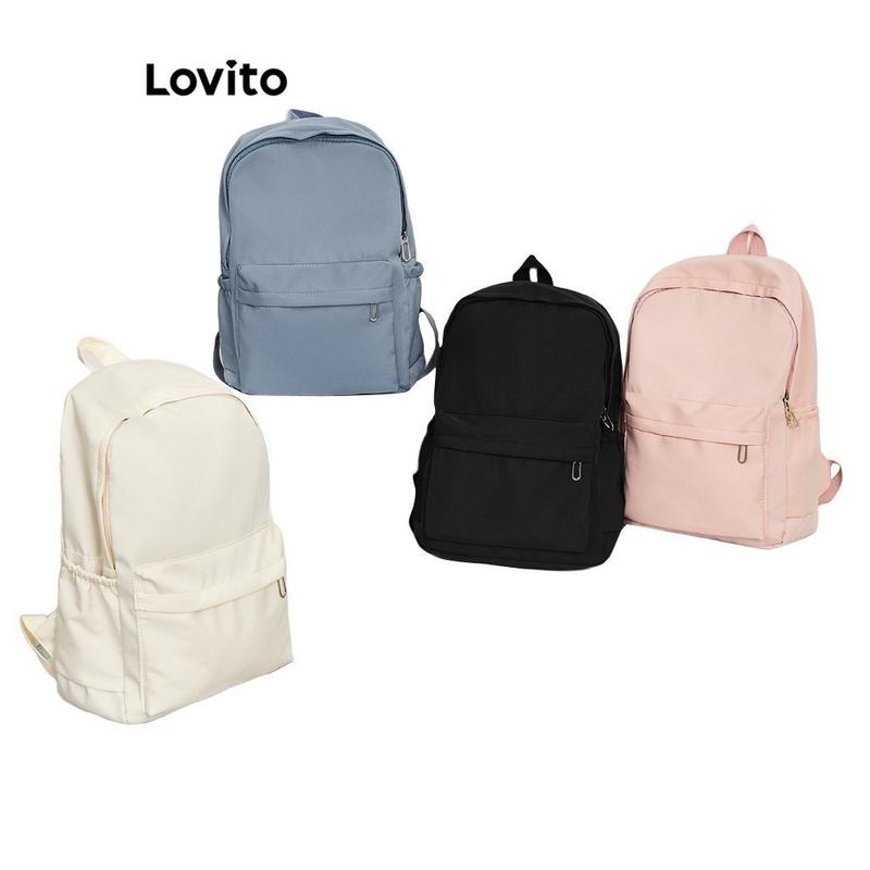 Beg galas berwarna blok biasa preppy, Lovito, dengan tali bahu - TikTok ...