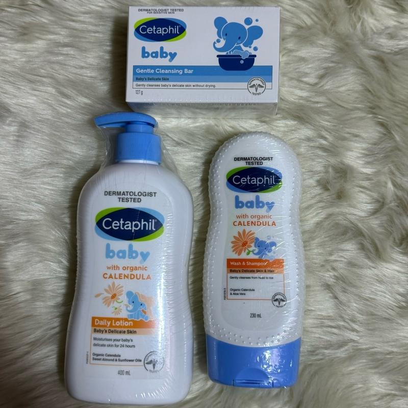 3 pcs. bundle Cetaphil baby (lotion, wash, bar soap) - TikTok Shop ...