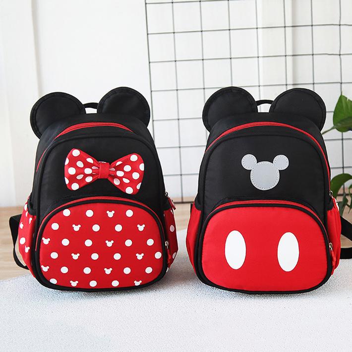Beg sekolah Mickey Mouse untuk kanak-kanak perempuan dan lelaki, beg ...