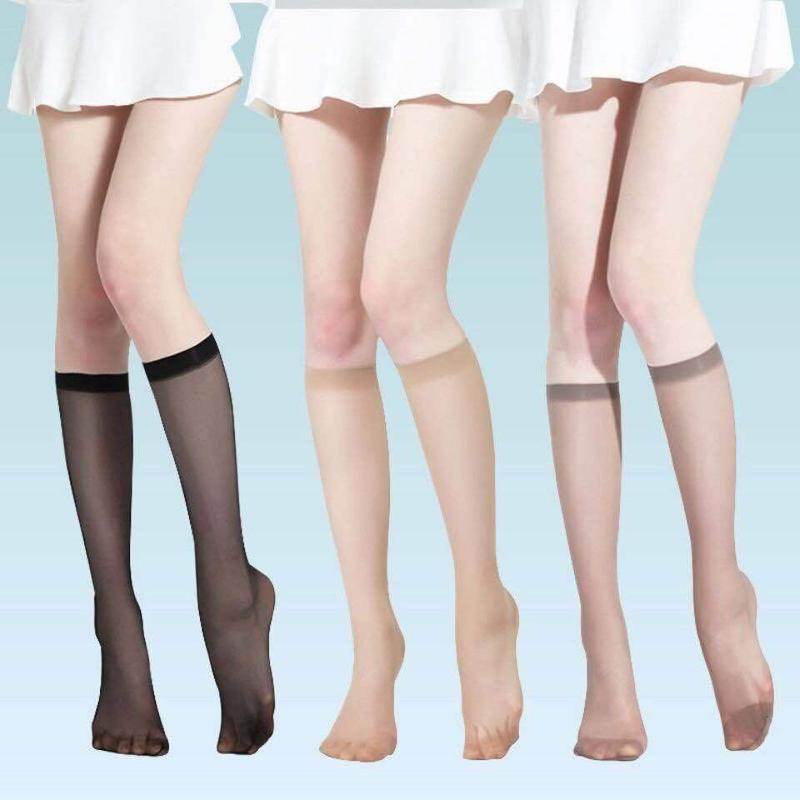 ONEFASHIONMALL KK009 Sheer Transparent Stockings - Thin Nylon Spandex ...