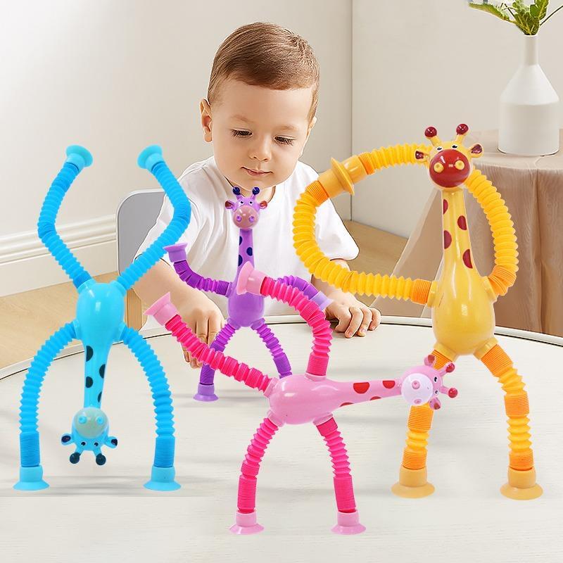 1 Set Giraffe Design Toy, Funny Telescopic Animal Design Stress ...
