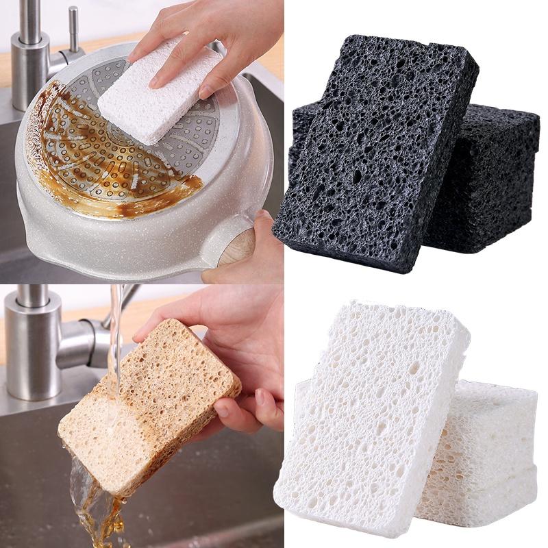 3Pcs Small Rectangle Kitchen Dishwashing Cleaning Strong Sponges ...