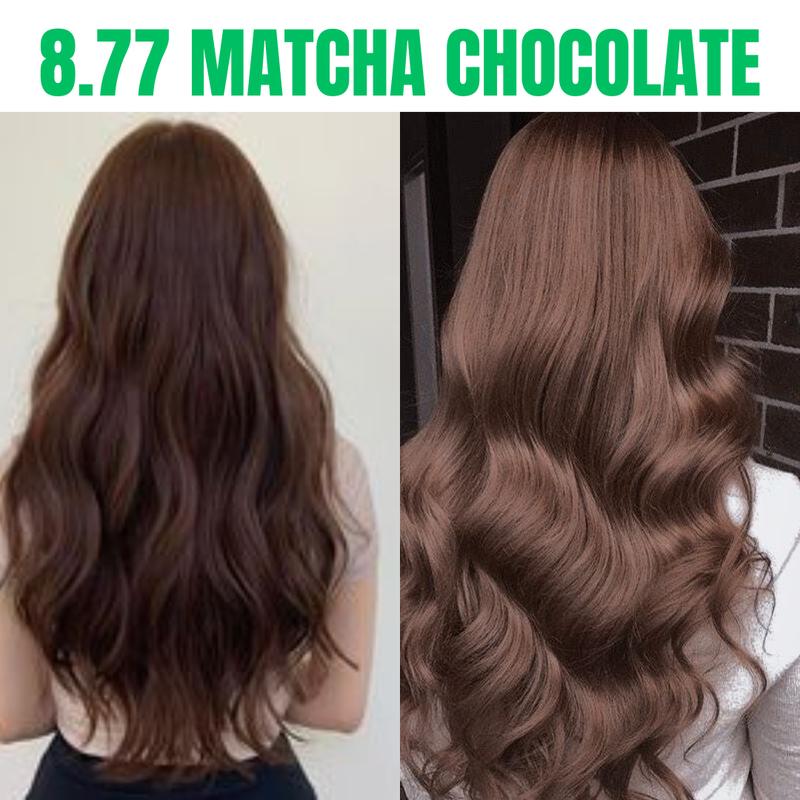 BREMOD 8.77 MATCHA CHOCOLATE HAIR COLOR SET WITH OXIDIZING 100ML ...