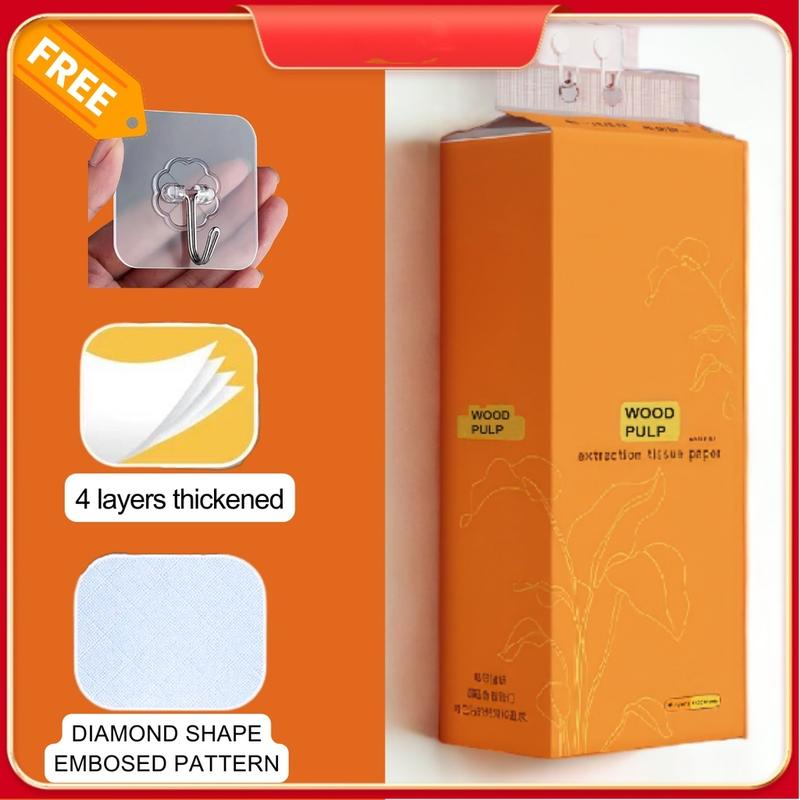 Native Wood Pulp Extractable Facial Tissue Good Quality Hanging ...