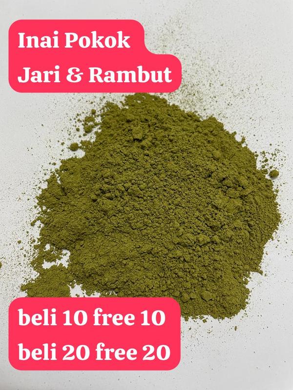 Beli 1 free 1 Inai serbuk daun asli Inai pokok Jari dan Rambut - TikTok ...
