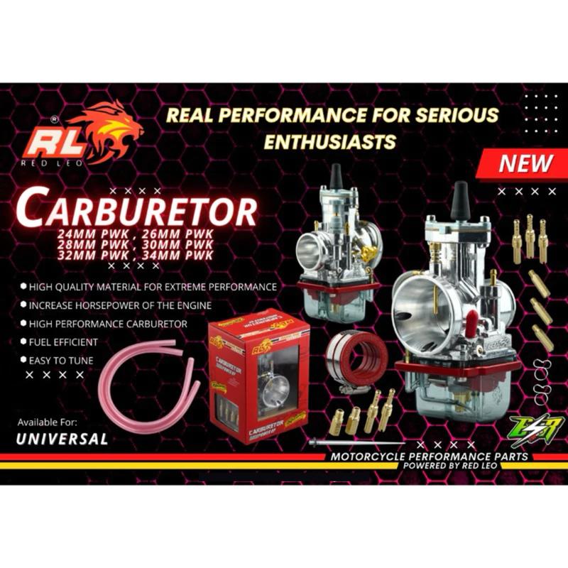 100%ORIGINAL RED LEO CARBURETOR PWK 28mm 30mm 32mm 34mm REDLEO - TikTok ...