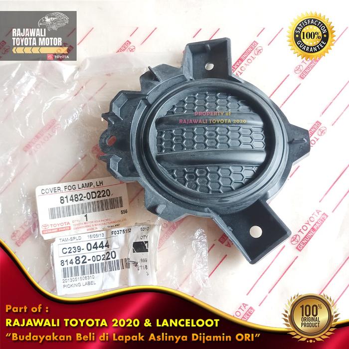 Jual Panel Cover Foglamp Kiri Yaris Genuine Original Toyota (81482 ...
