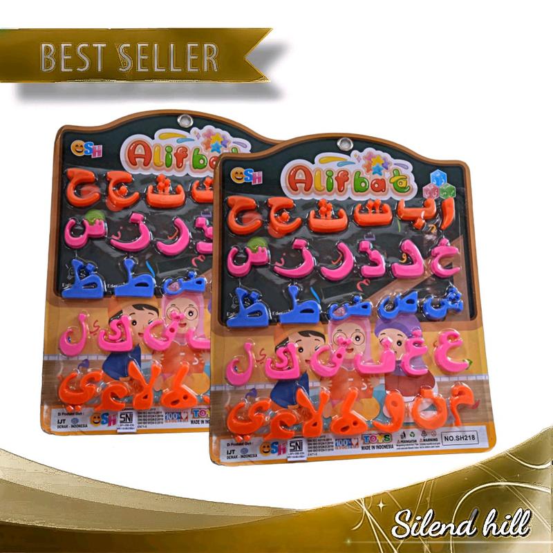 mainan edukasi anak alphabet huruf hijaiyah magnetik Pendidikan - Shop ...