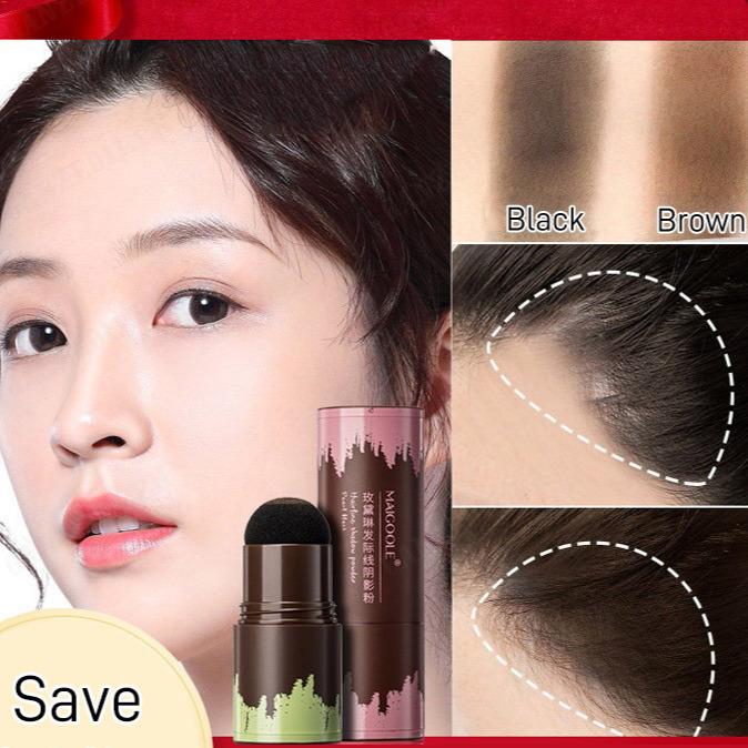 Hairline shadow powder waterproof forehead hair temple shado - TikTok ...