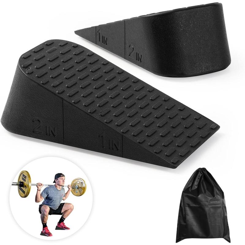 Calf Raise Platform 2PCS - Heel Elevated Squat Platform For ...