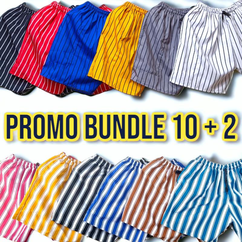 Taslan Shorts New Design Long Stripe Print Buy 10 Get 2 Free - TikTok ...