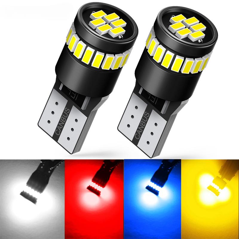 T10 W5W 194 168 LED Peanut Bulb For Car Interior Parking Reading ...