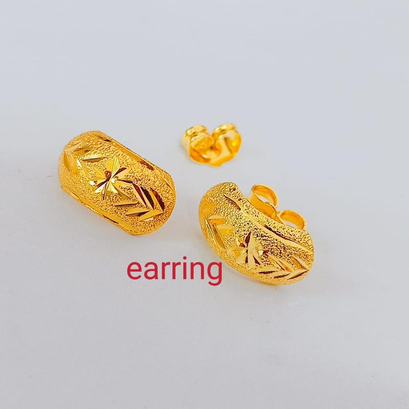 Subang Emas Bangkok Earring GOLD PLATED - TikTok Shop Malaysia