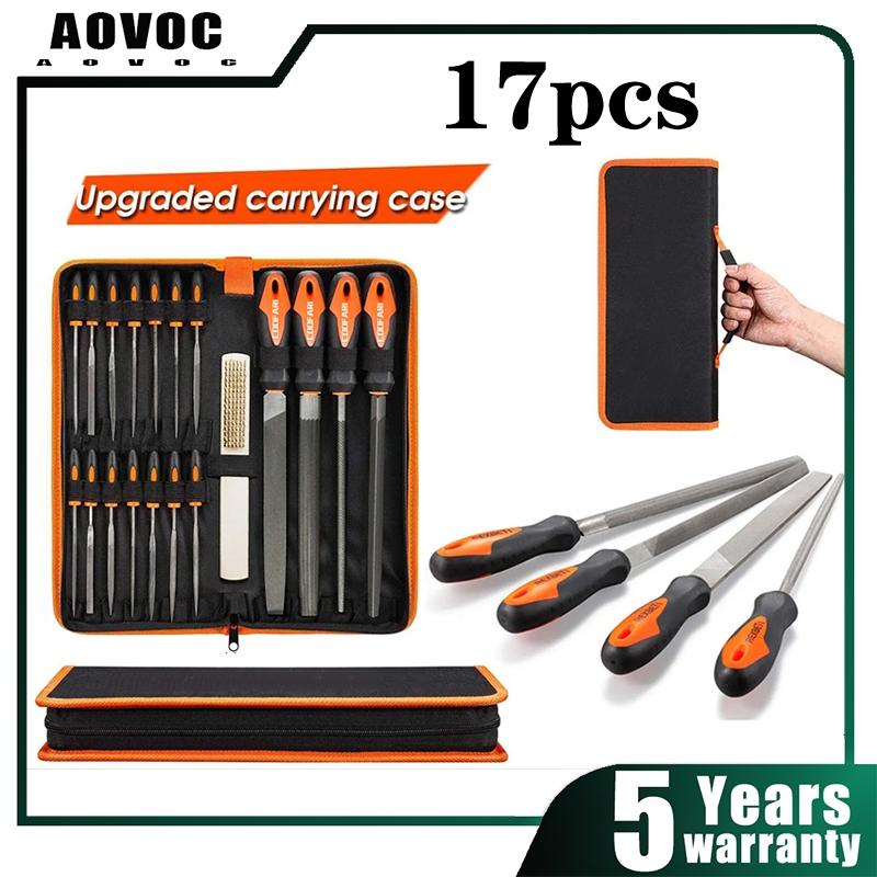 17 Pcs Metal & Wood File Rasp Set, T12 High Carbon Steel Han - TikTok ...