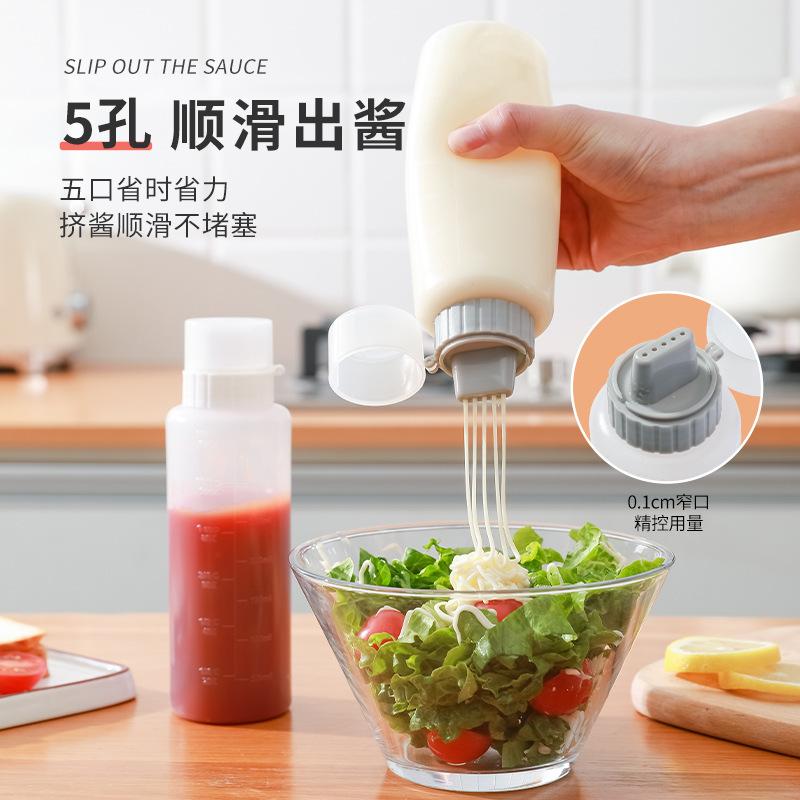 Botol Perasa Dapur, Lima Lubang, Sesuai untuk Sos Tomato, Salad ...