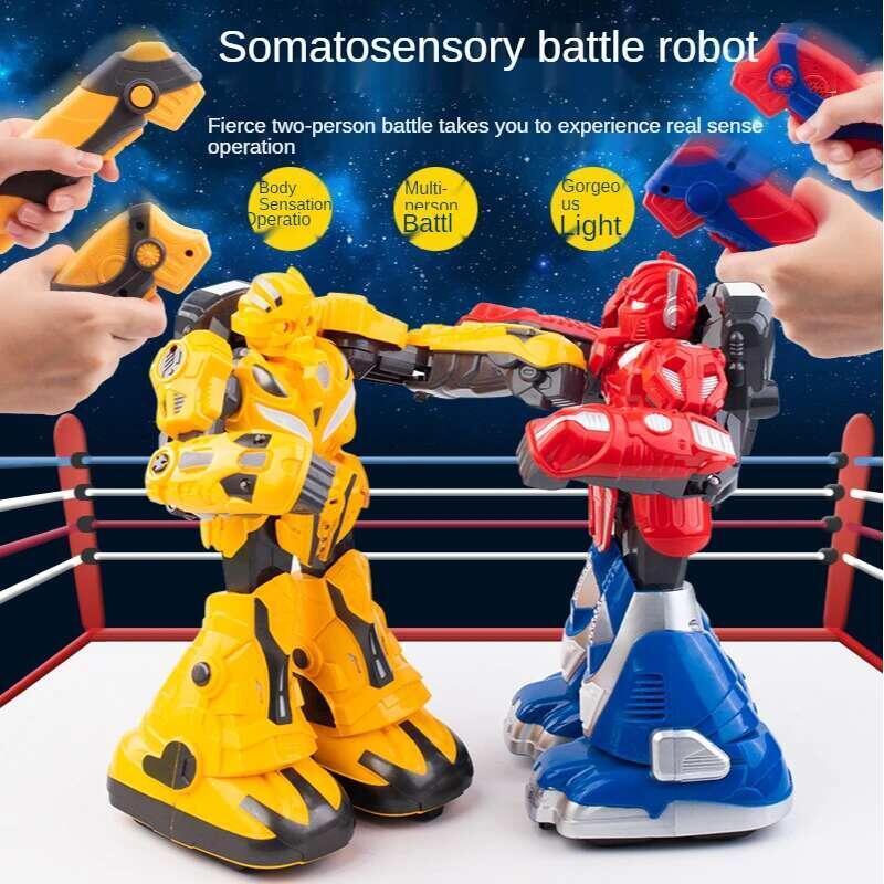 Mainan Robot RC, Kawalan Somatosensori, dengan Cahaya dan Muzik ...