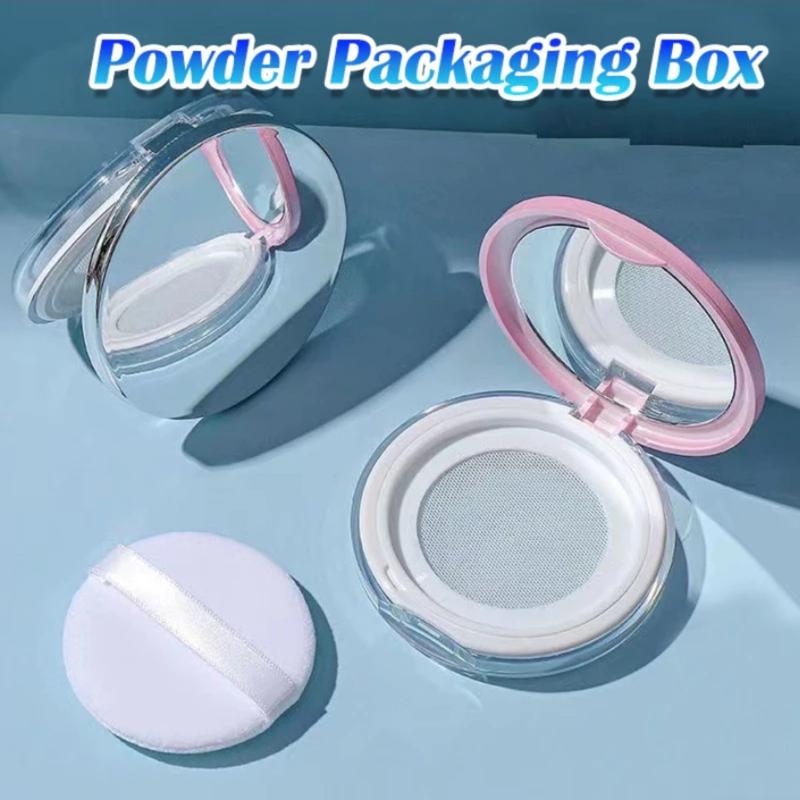 1pcs Powder Compact Container Capacity Empty Plastic Loose Powder ...