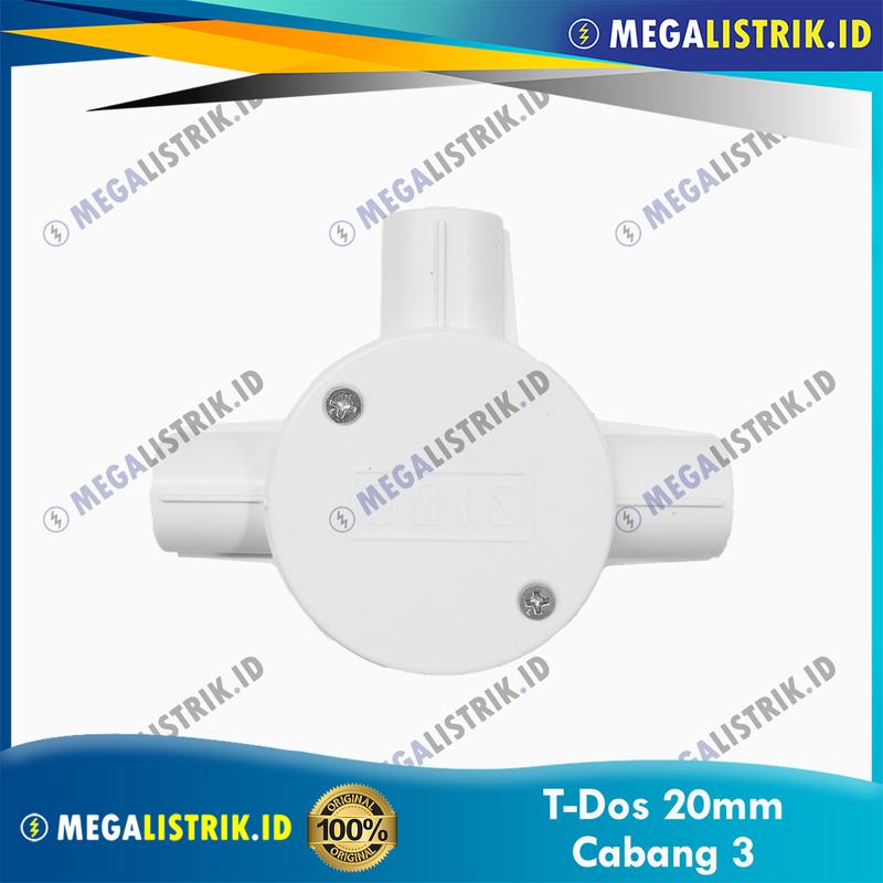 T-Dos 20MM Cabang 3 Putih / T-Dus 20 MM / Tee Dos / Tdos / Tdus - Shop ...