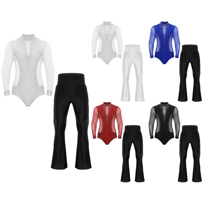 inhzoy Islamic Mens Figure Skating Chacha Dance Outfits Lon - TikTok ...