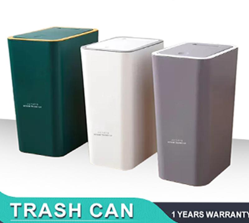 [HOT SALE] COD Trash Can with Cover Portable Dustbin for Kitchen ...