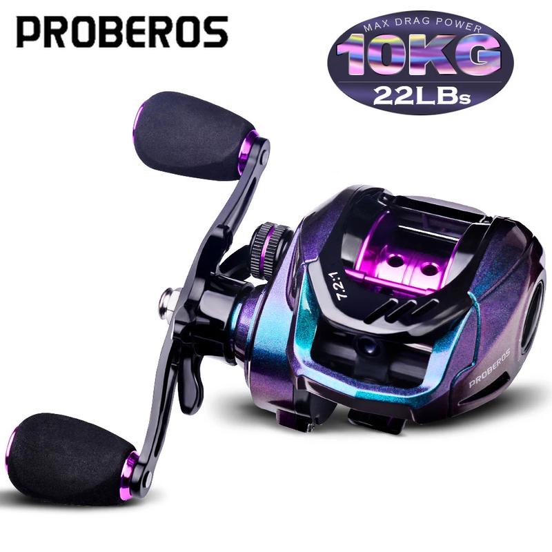 PROBEROS Fishing Reel Original 7.2:1 Gear Ratio High Speed Baitcasting ...