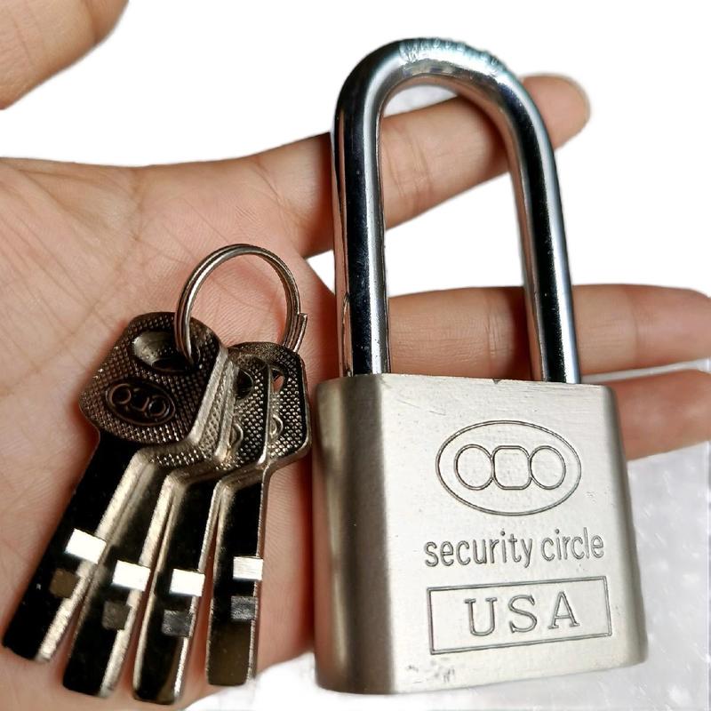 Padlock Security Circle Stainless Heavy duty Long & Short Shackles ...