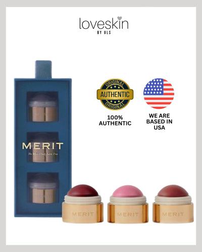 MERIT Mini Flush Balm Cream Blush Trio Set - TikTok Shop Malaysia