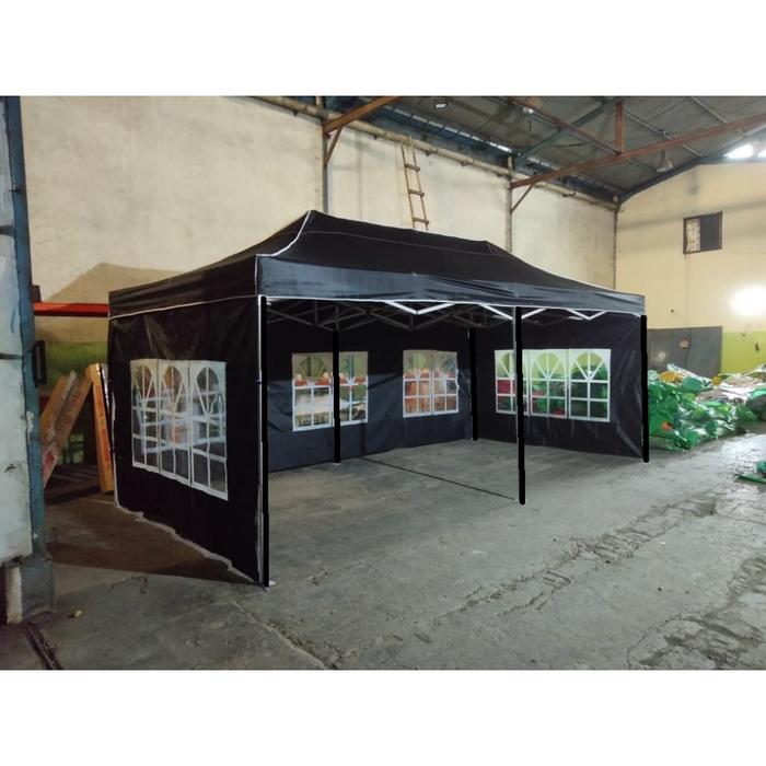 Jual Tenda Lipat 3x6 Lengkap Dinding Motif Jendela - Hijau AUV - Kota ...