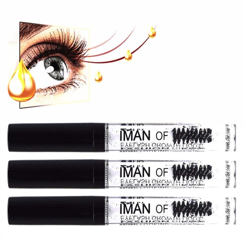 [3pcs set] Iman Of Noble Eyelash Growth Liquid Black Tube Transparent ...