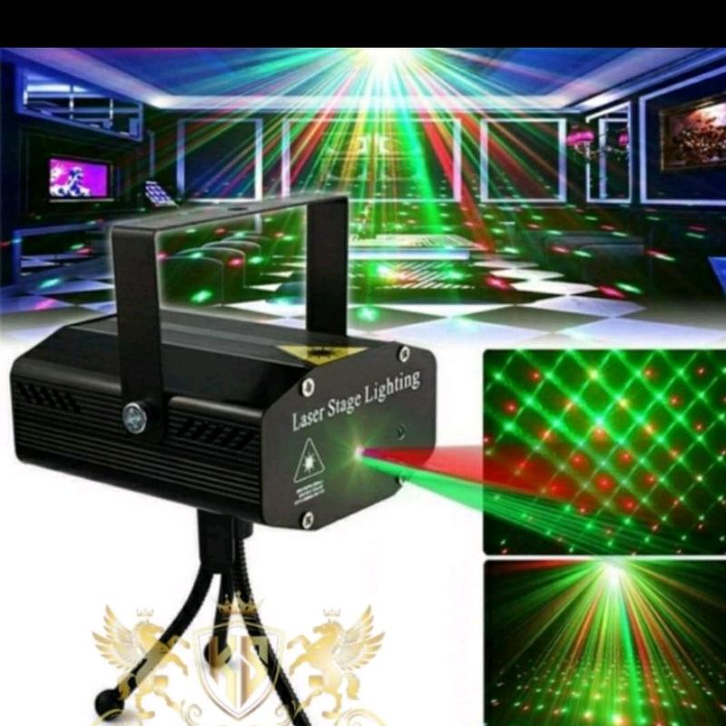 LAMPU MUSIC IRAMA Mini Laser Stage Lighting Sensor Musik Lampu - Shop ...