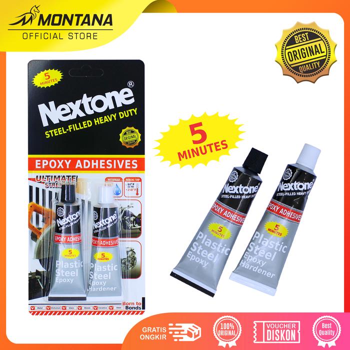 Promo Montana Lem Besi Epoxy Plastic Steel NEXTONE/ Plastic Steel Lem ...