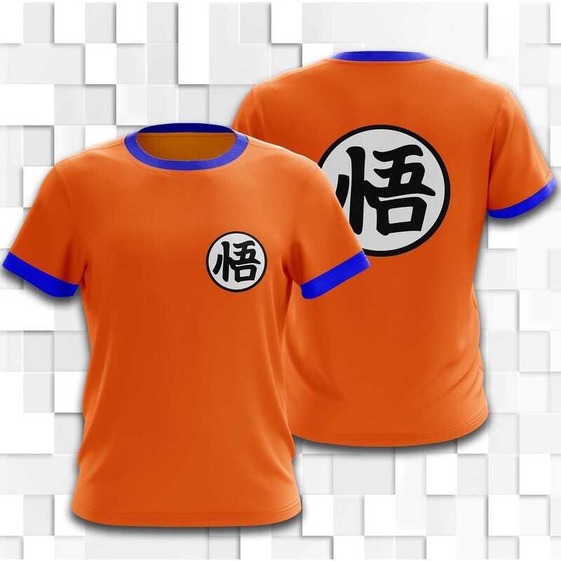 Baju T Anime, Tema Dragon Ball, Corak Anime, Sesuai untuk Riadah ...