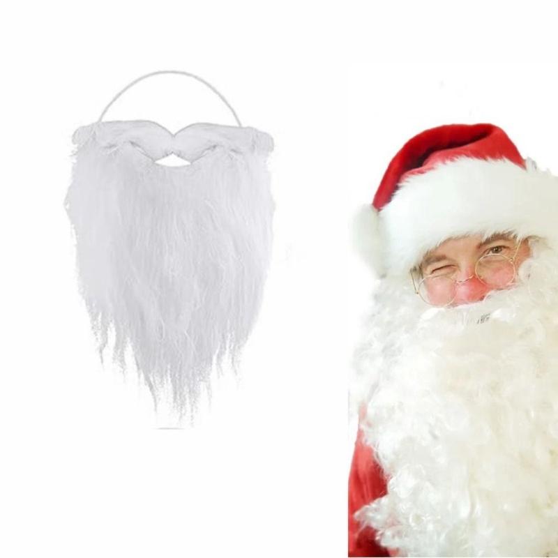 1pcs Quality Disguise Santa Santa Claus Beard Costume Prop Xmas Party ...