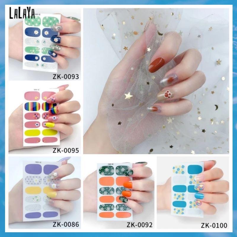 Nail stickers/ False nail stickers cute /Fake nails student - TikTok ...