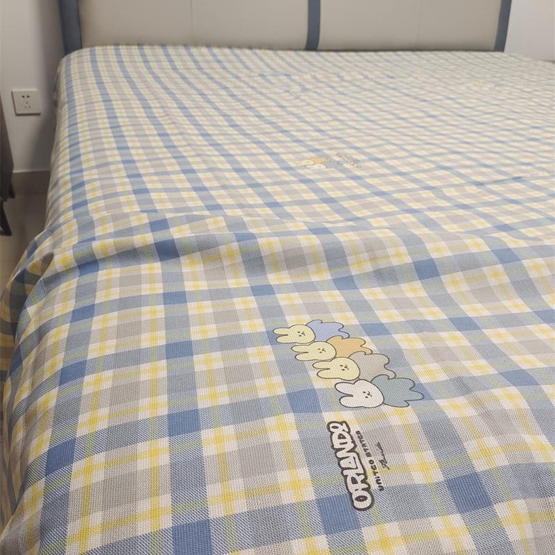 Four Seasons Thickened Double Crash Bed Sheet Three-Piece Single ...