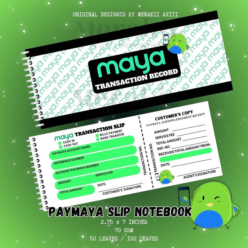 MAYA TRANSACTION NOTEBOOK PERFORATED | 50 / 100 LEAVE - TikTok Shop ...
