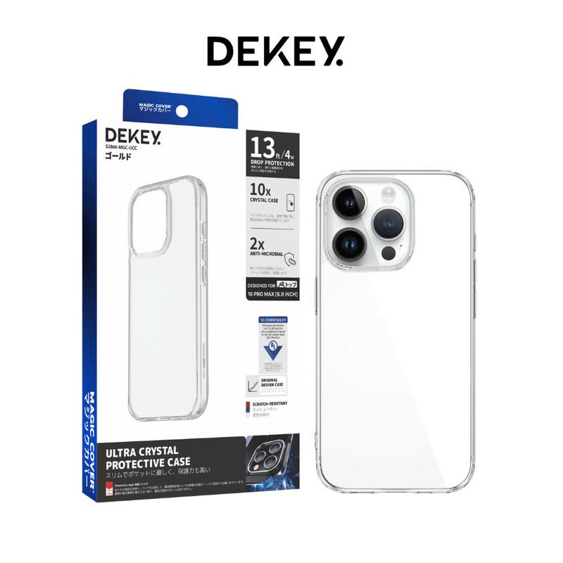 Ốp Lưng DEKEY Ultra Crystal Trong Suốt Chống Sốc Nhựa PC + TPU - TikTok ...