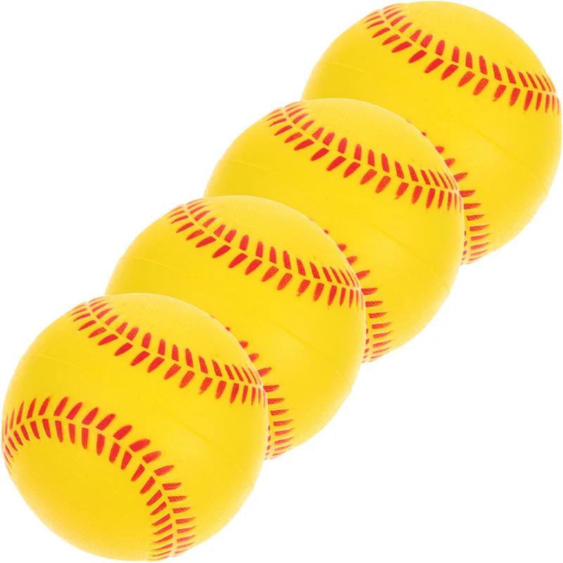 4-Piece Sponge Kids Baseball Pu Foam Training Balls Baseball - TikTok ...