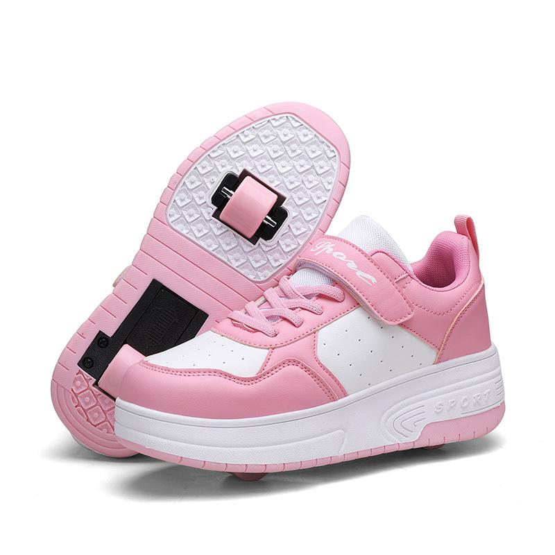 Kasut Heelys Kanak-kanak, Reka Bentuk Dua Roda, Untuk Kanak-kanak ...