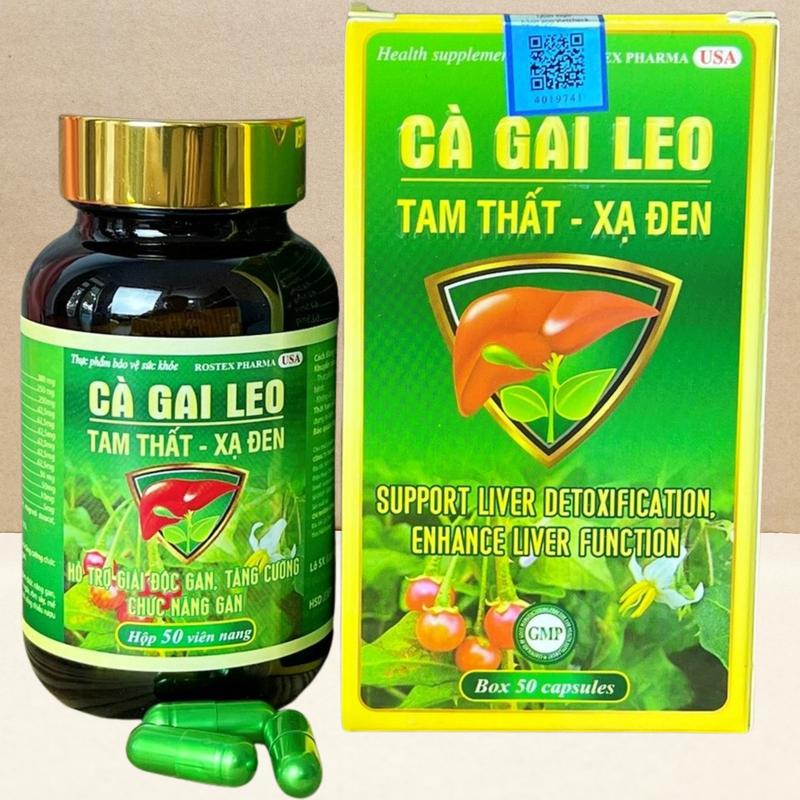 Cà Gai Leo Tam Thất - Xạ Đen - Chai - Vỉ - Rostex - Vinaphar - TikTok ...