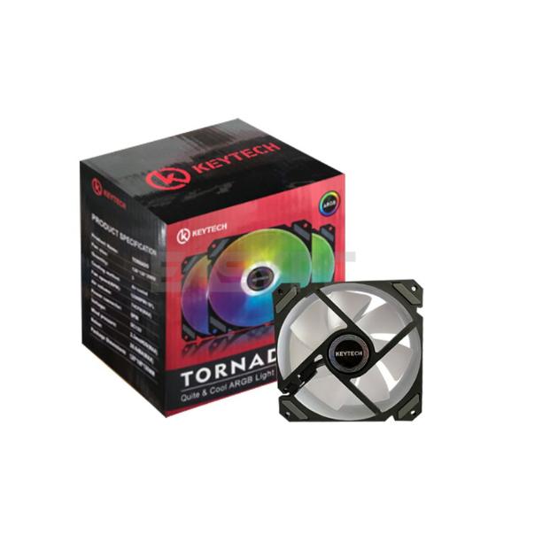 Keytech White Tornado 3in1 120mm Chassis Fan with Control Hu - TikTok ...
