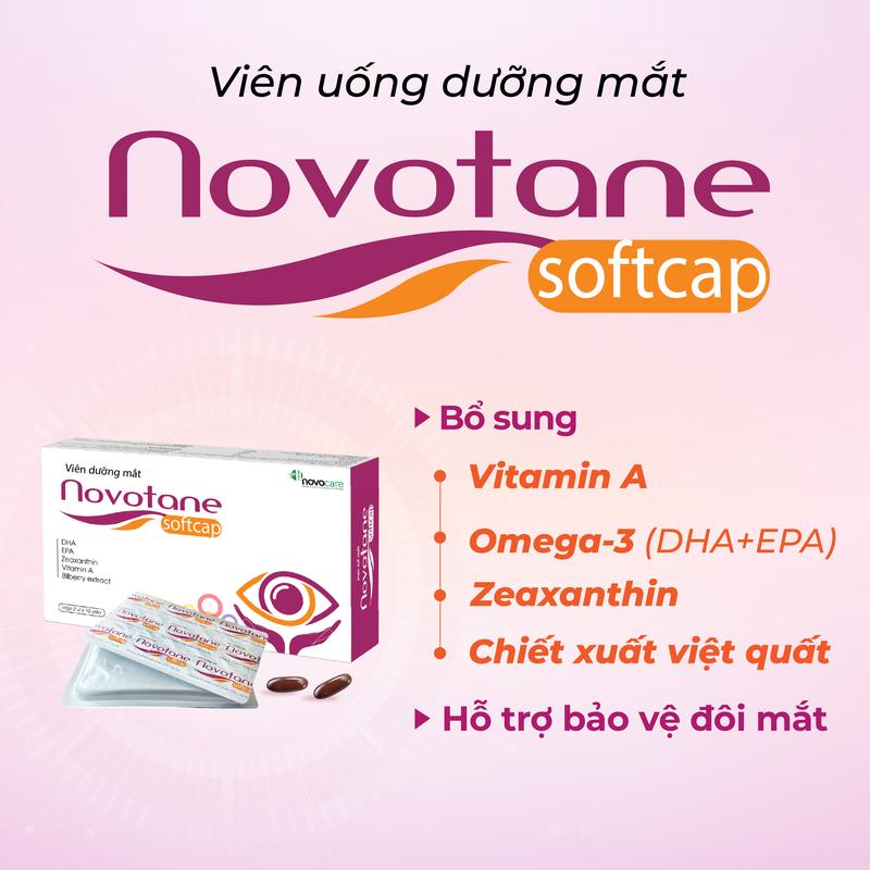 Viên uống dưỡng mắt Novotane Softcap - Hộp 30 viên - TikTok Shop Vietnam