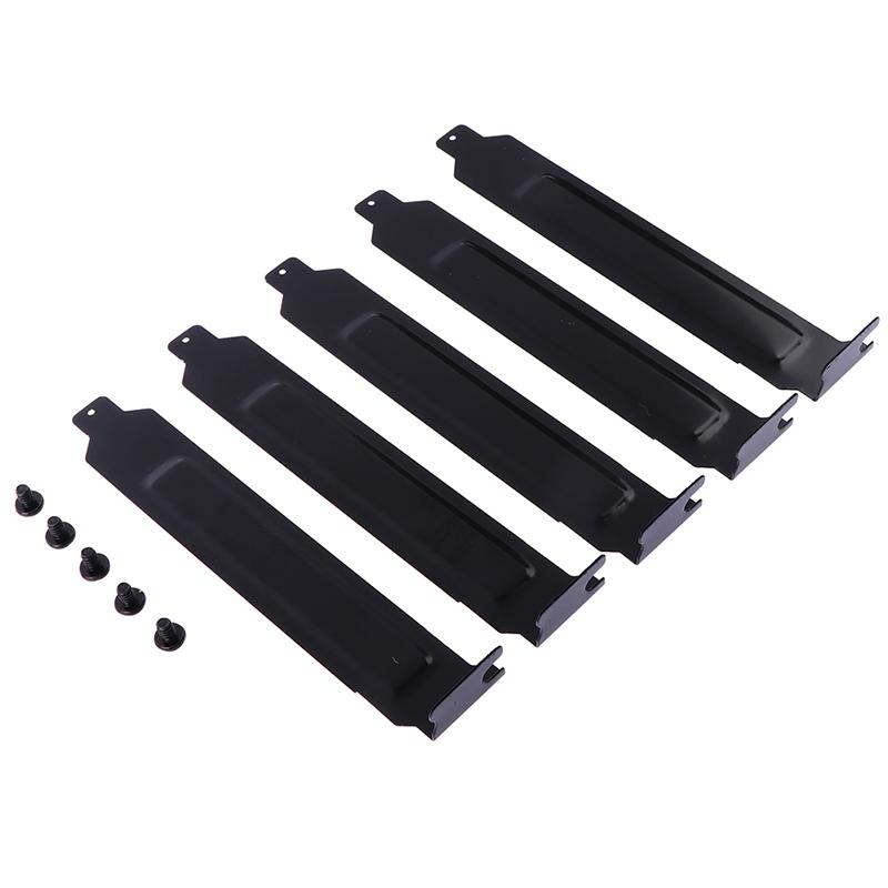 5pcs/lot Black metal slot covers dust filter blanking plate for ...