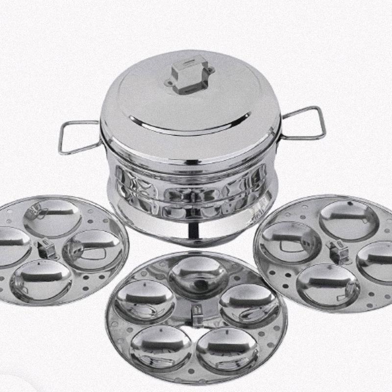 Stainless Steel Food Grade Idly Pot, 3 Plates/12,13,18 Idly, - TikTok ...