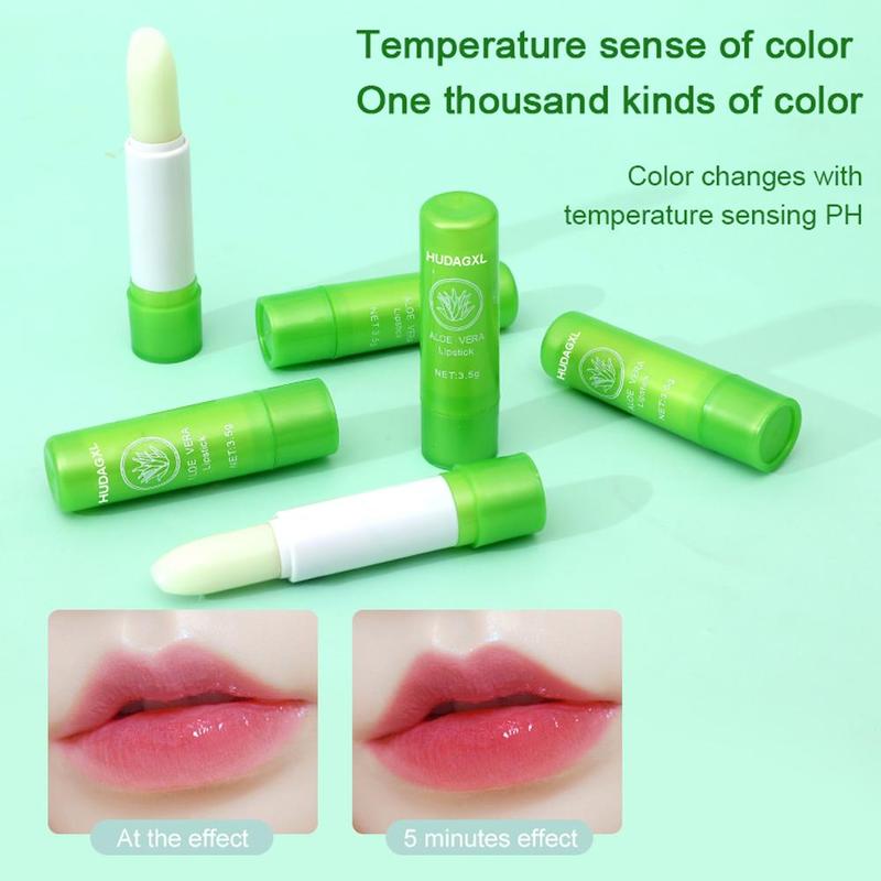 1Pcs Aloe Vera Sweet Orange Color-changing Lipstick Colored Balm ...