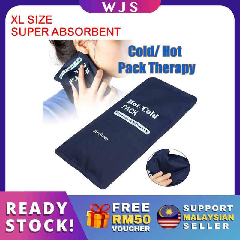 (BESAR + MENYERAP) WJS Pek Ais Terapi Pad Ais Panas Sejuk Premium ...