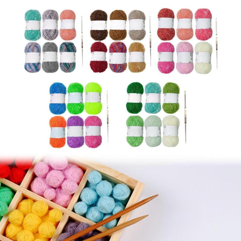 Scrubby Yarn Multifunction Dish Towel Thread Hand Knit Yarn Dishcloth ...