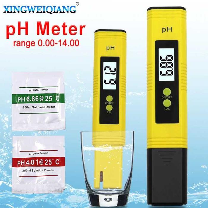 Jual Alat Ukur Uji PH Meter Digital Air Minum Akuarium Tester - Kuning ...