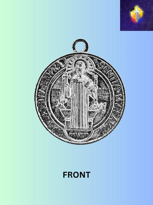 Benedictine Medal With Wax String Pendant - TikTok Shop Philippines