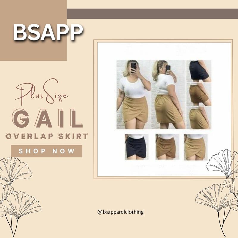 Bsapp : GAIL Overlap Skirt (Kasya Large-3XL) Womenswear Bottom - TikTok ...